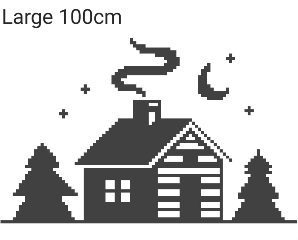 Log Cabin Cross Stitch Pattern PDF - Etsy