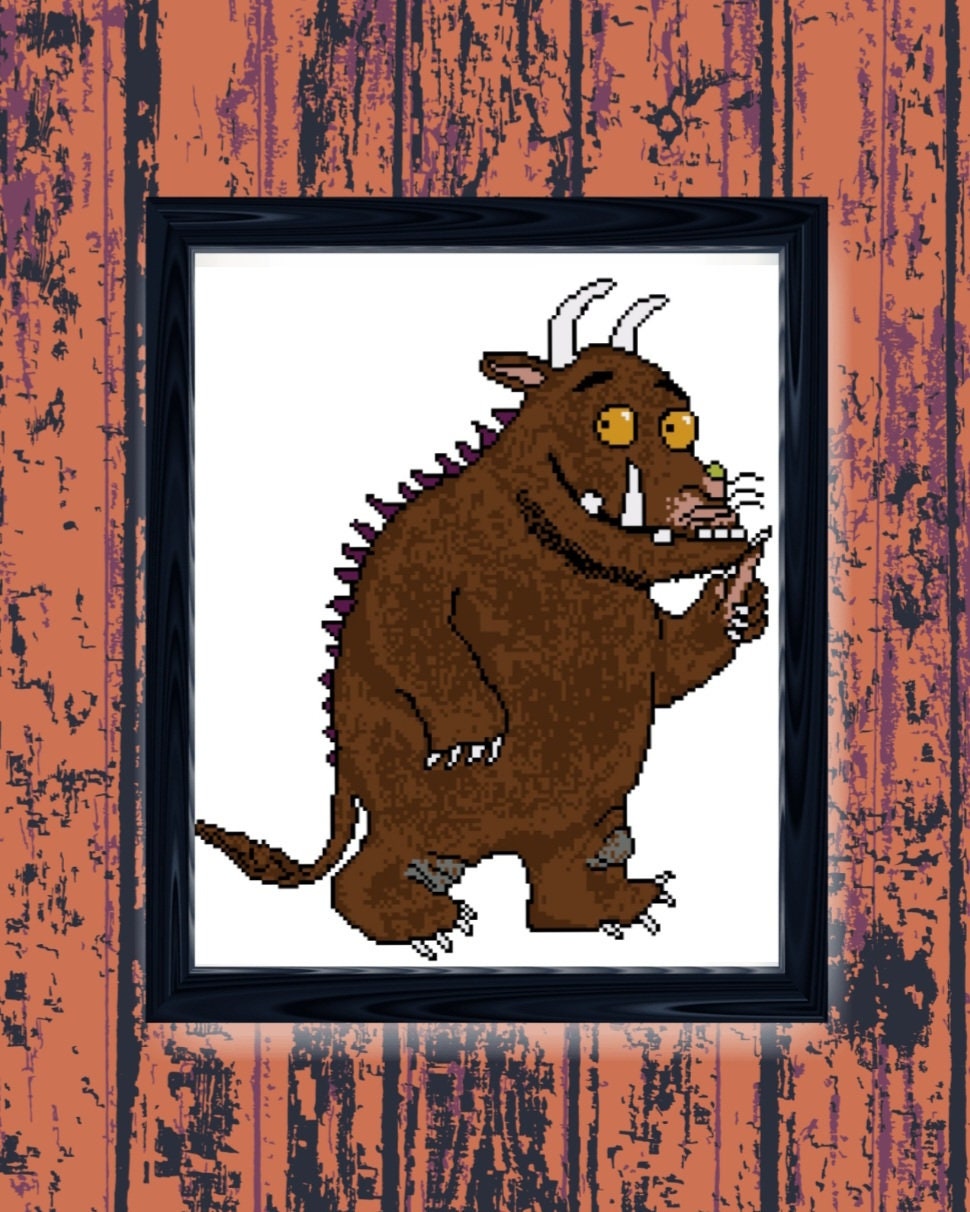 Gruffalo Cross Stitch Pattern PDF Full Length Gruffalo - Etsy