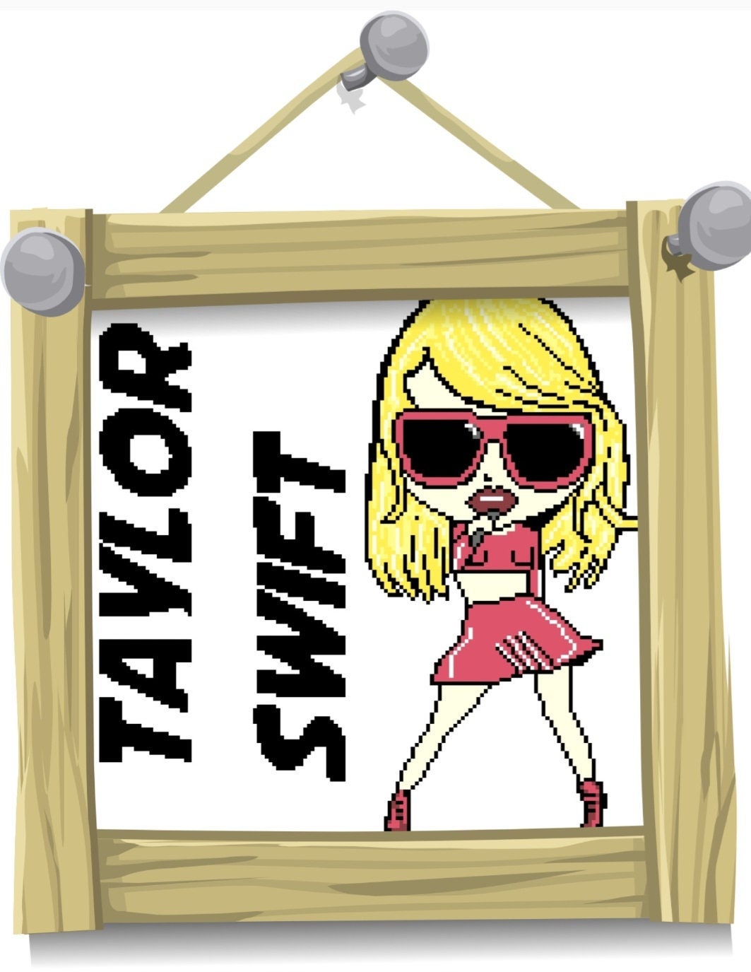 Taylor Swift Cross Stitch Pattern - Etsy