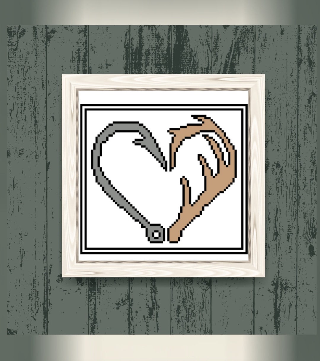 Fishing and Hunting Cross Stitch Pattern, Digital PDF, - Etsy