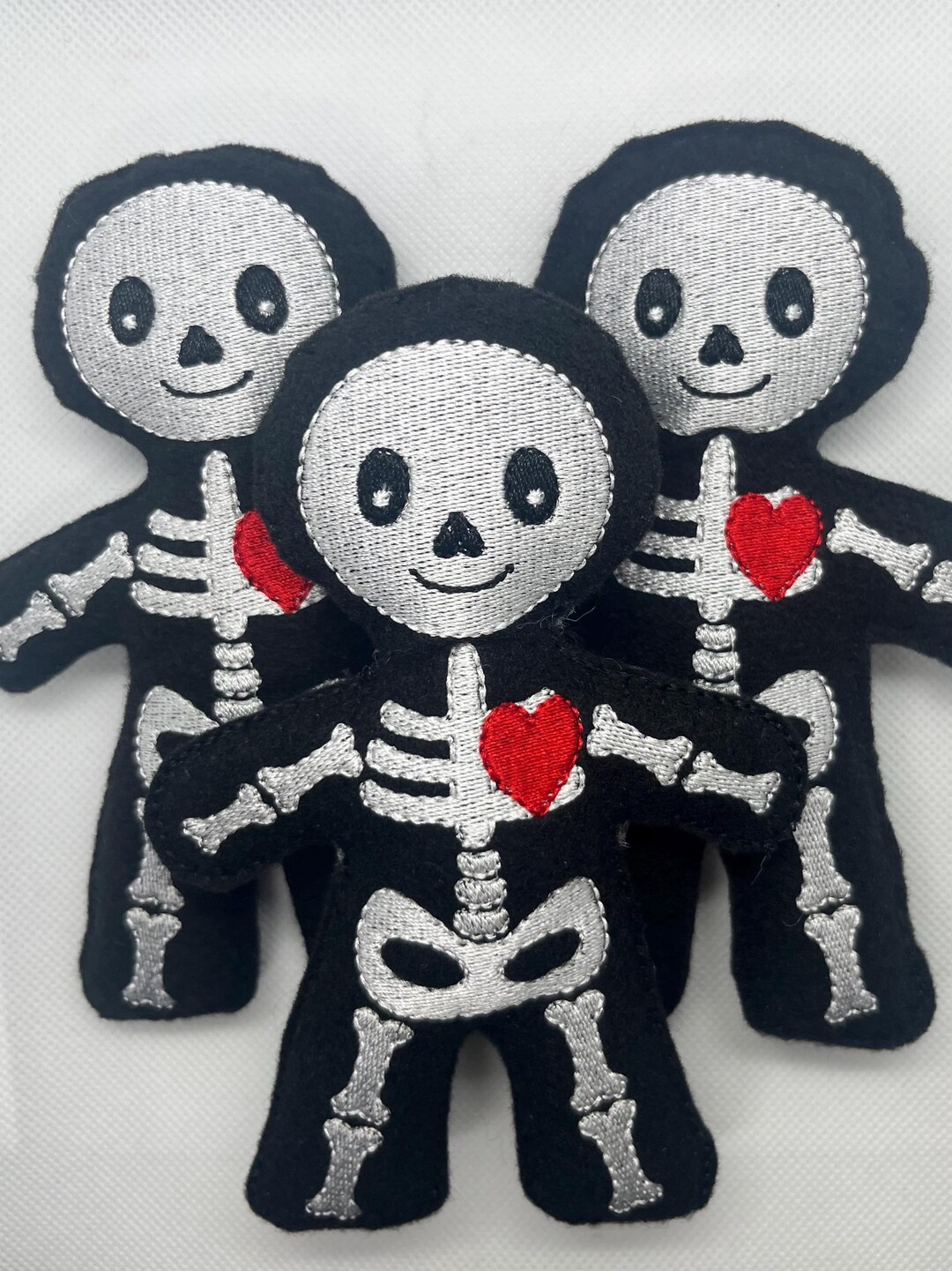 Little Stuffed Skeleton Doll, Halloween Decor, Boo Basket Filler - Etsy