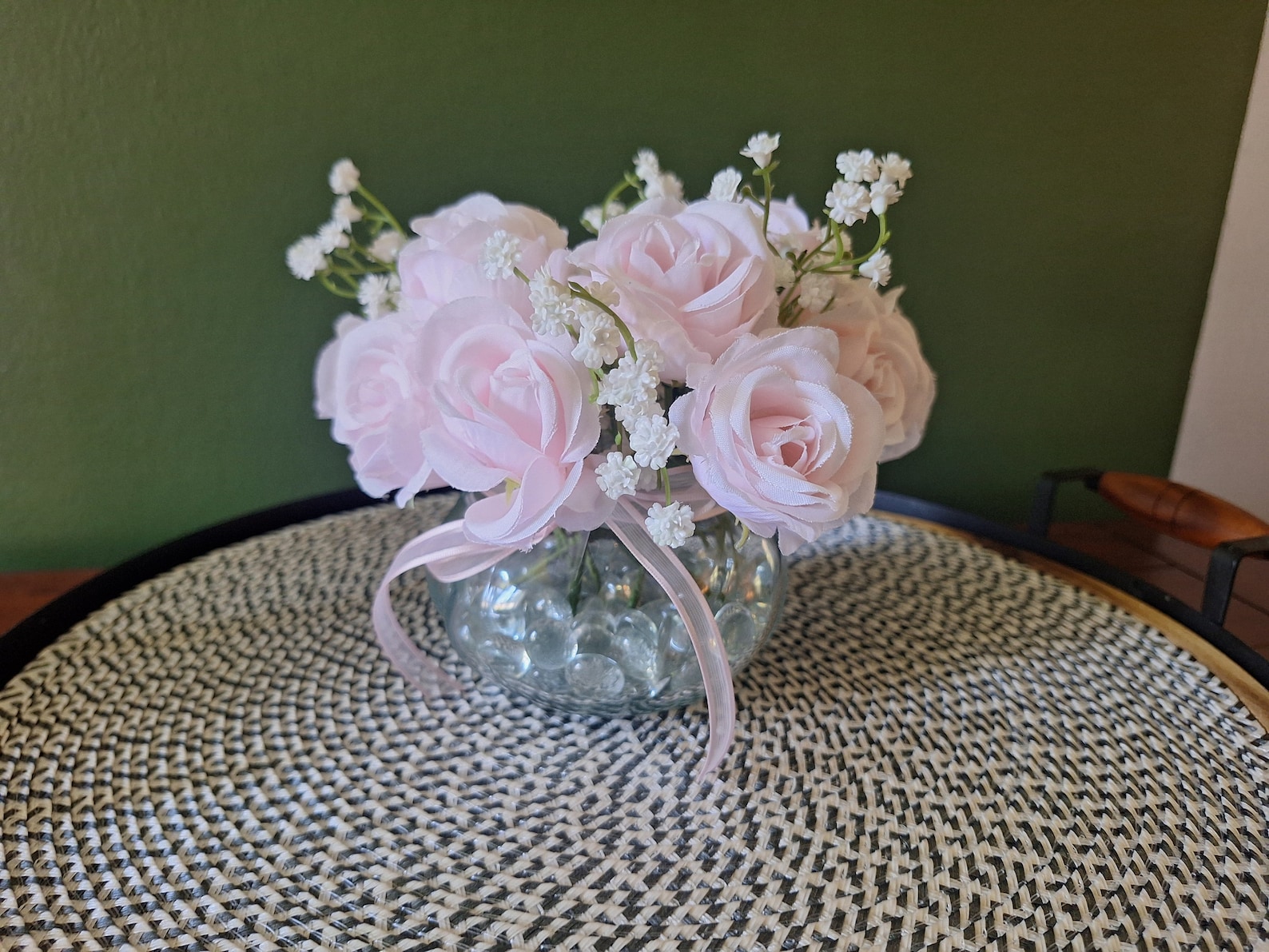 Pink Rose Centerpiece for Weddings Baby Shower Bridal Flower ...