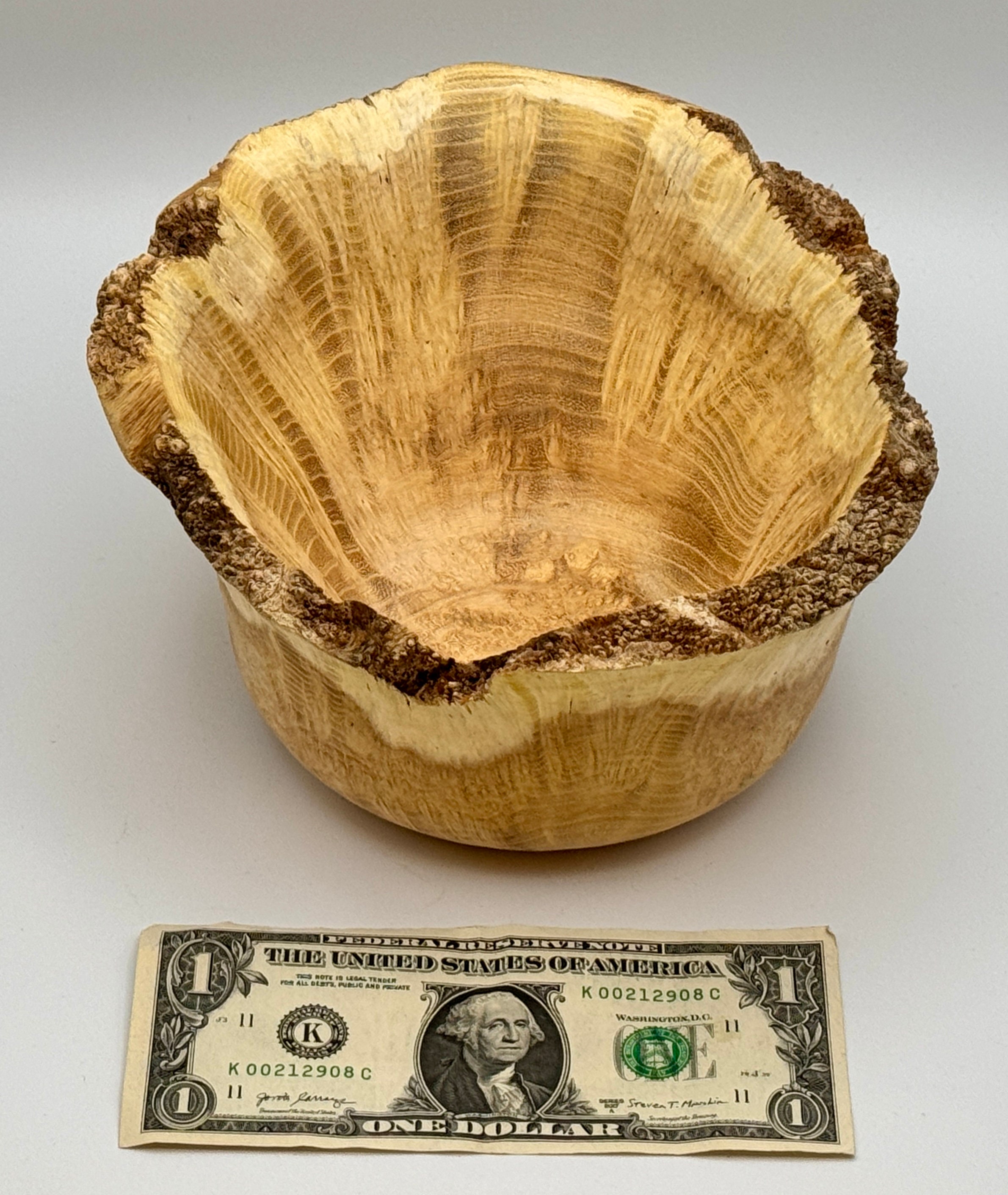 Live Edge Black Locust Burl Cap Bowl - Etsy