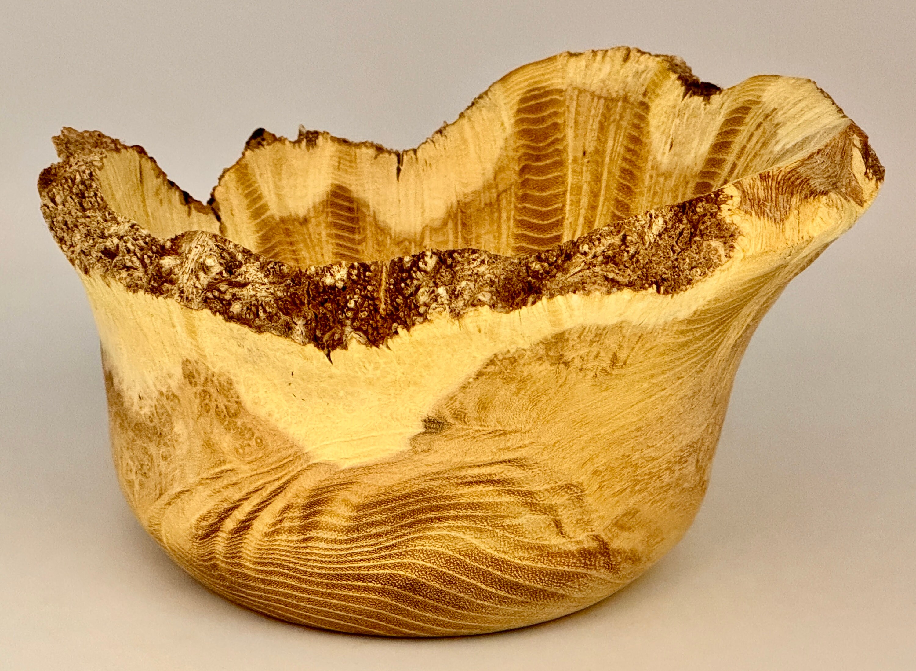 Live Edge Black Locust Burl Cap Bowl - Etsy