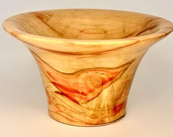 Box Elder Flame Handmade Wood Bowl - Etsy