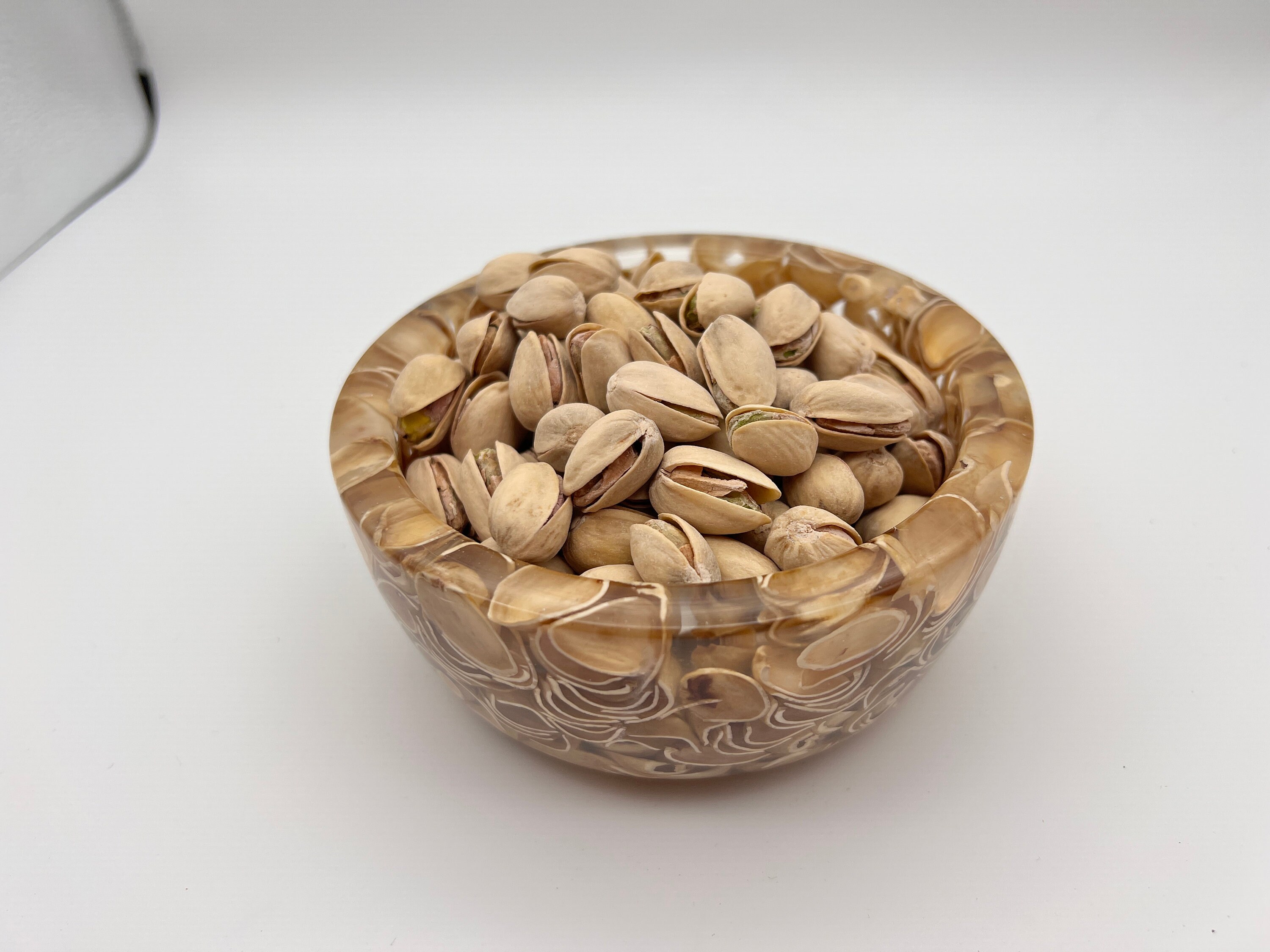 Clear Resin and Pistachio Shell Bowl - Etsy