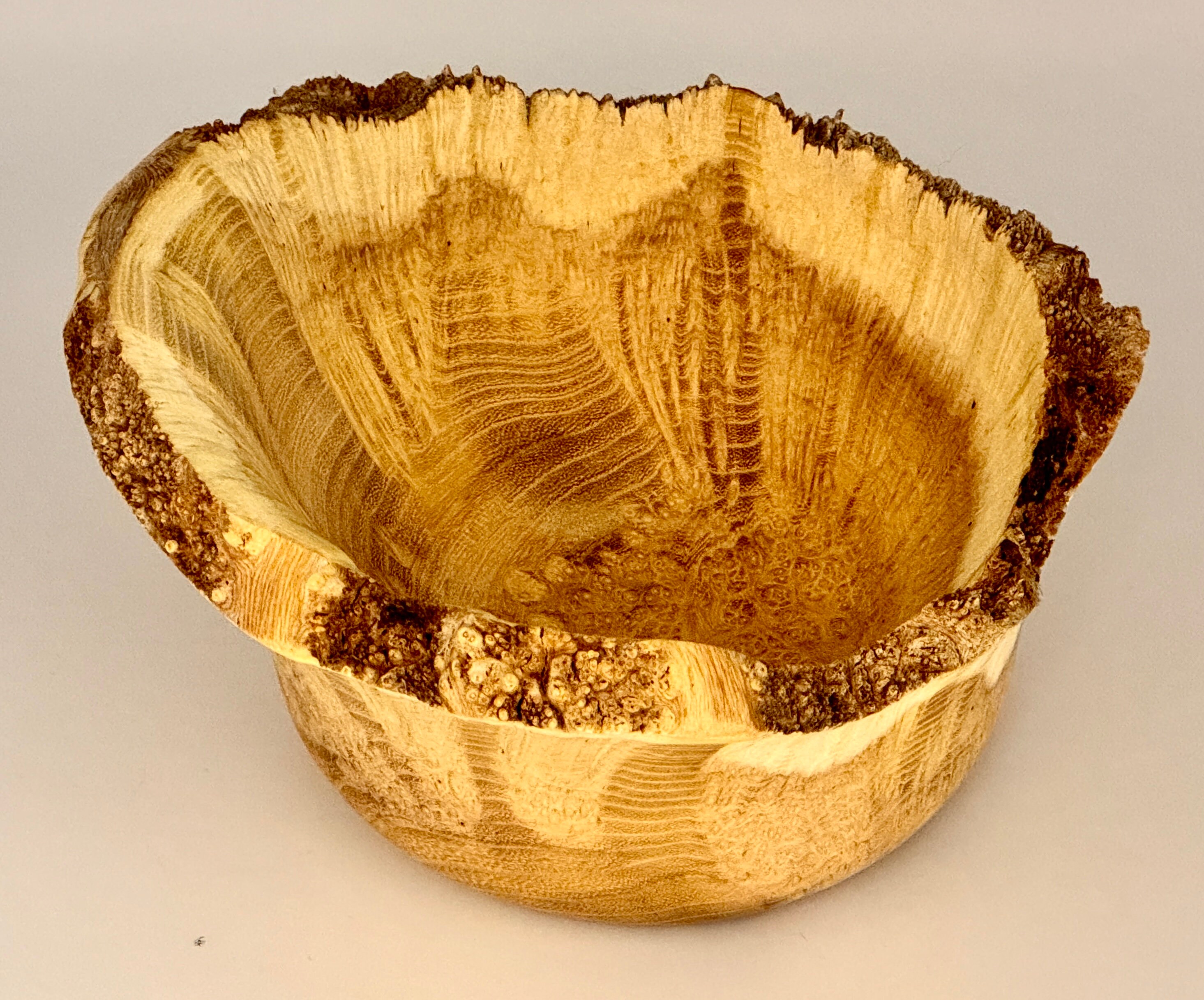 Live Edge Black Locust Burl Cap Bowl - Etsy