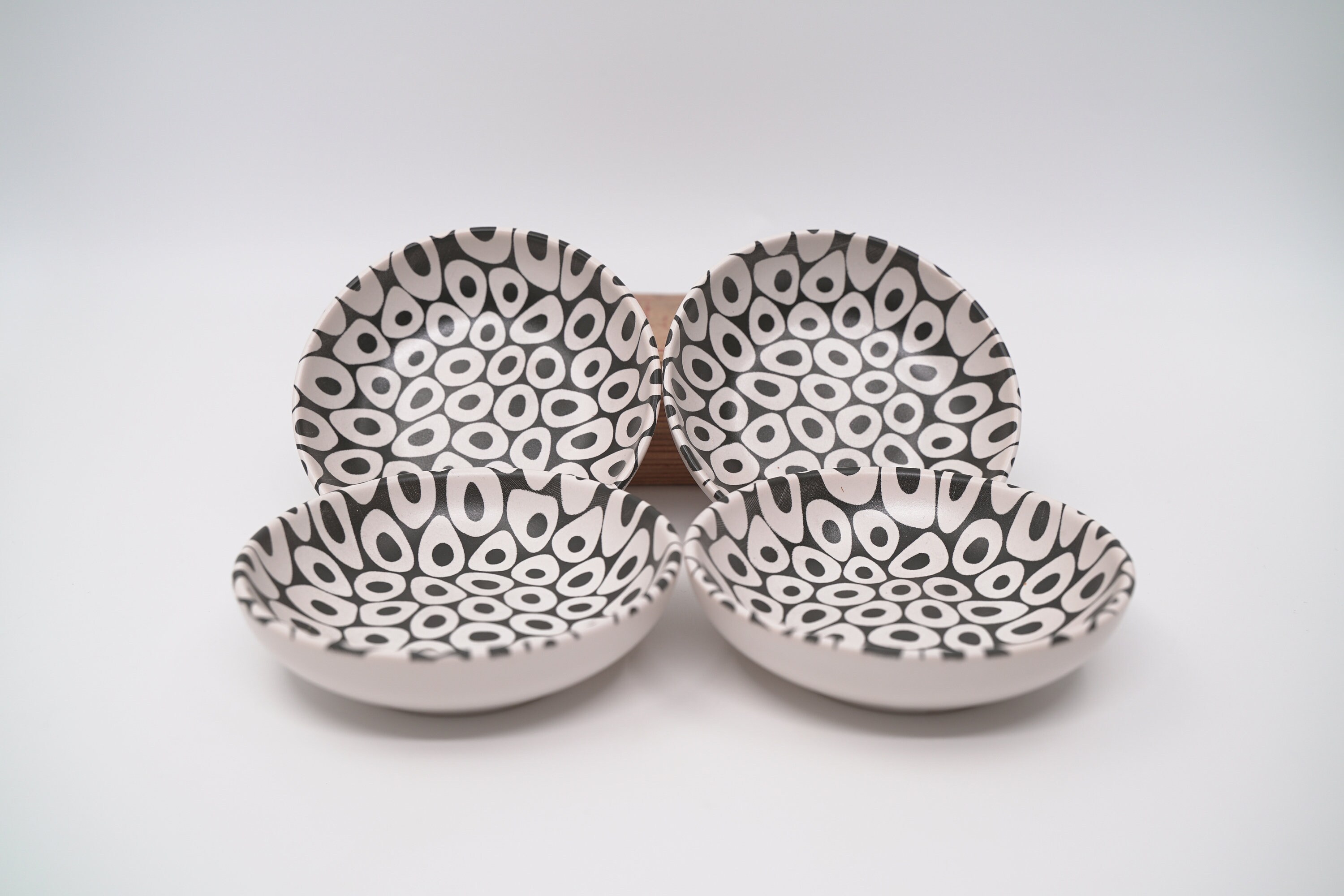 Ceramic Bowls Set of 4, Handmade Ceramic Bowl Set With Unique Design ...