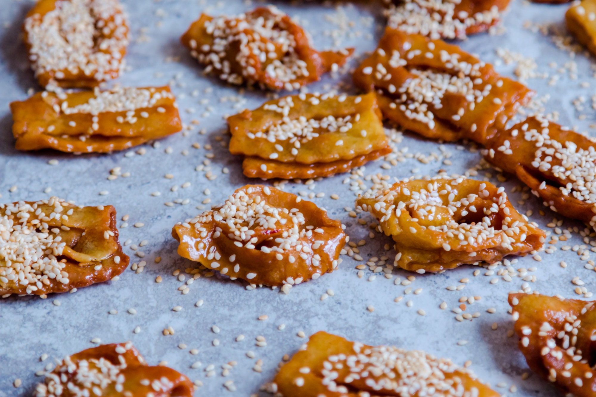 Moroccan Traditional Candy Cookies; Chebakia With Almond & Honey ...
