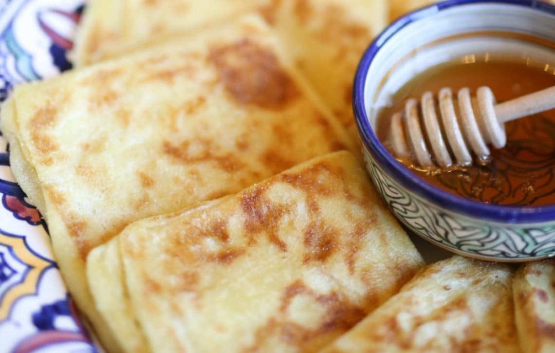 Moroccan Breads & Sweets: Msemen Moroccan Bread Moroccan - Etsy