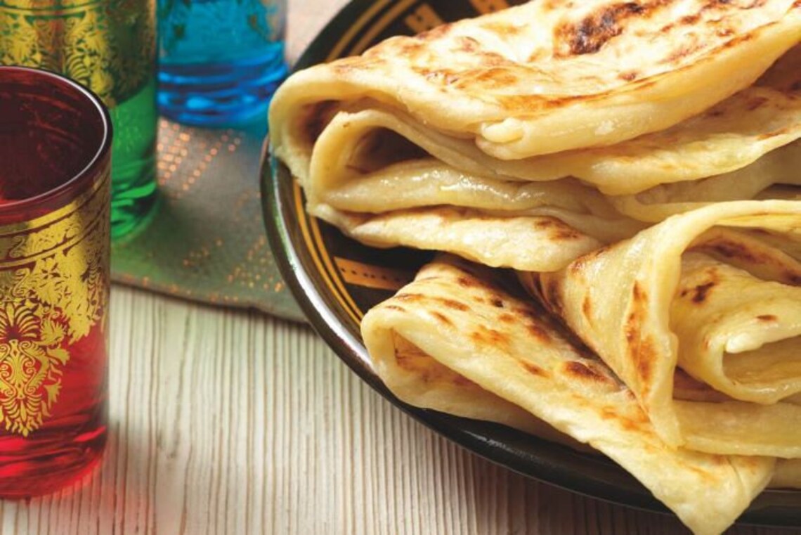 Moroccan Breads & Sweets: Msemen Moroccan Bread Moroccan - Etsy