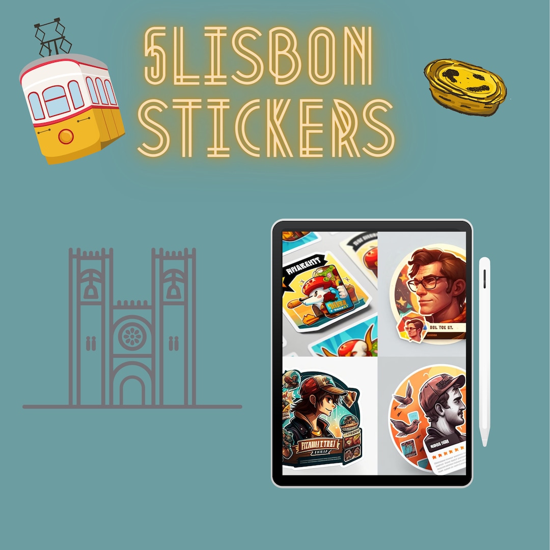 Digital Stickers Inspired by Lisbon/portugal - Etsy