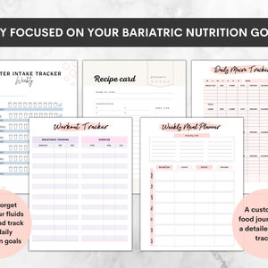 Bariatric Surgery Planner: Pre & Post-op Weight Loss Tracker (printable ...