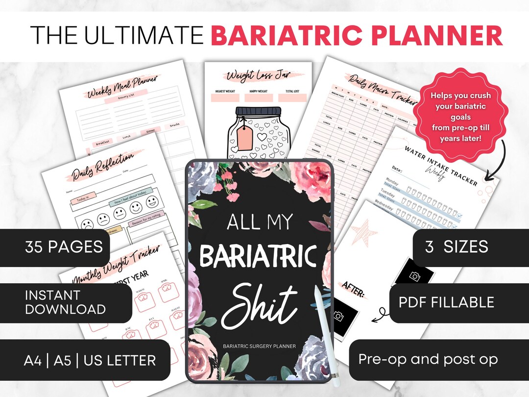 The Ultimate Bariatric Surgery Planner, Gastric Sleeve Pre-op Post-op ...