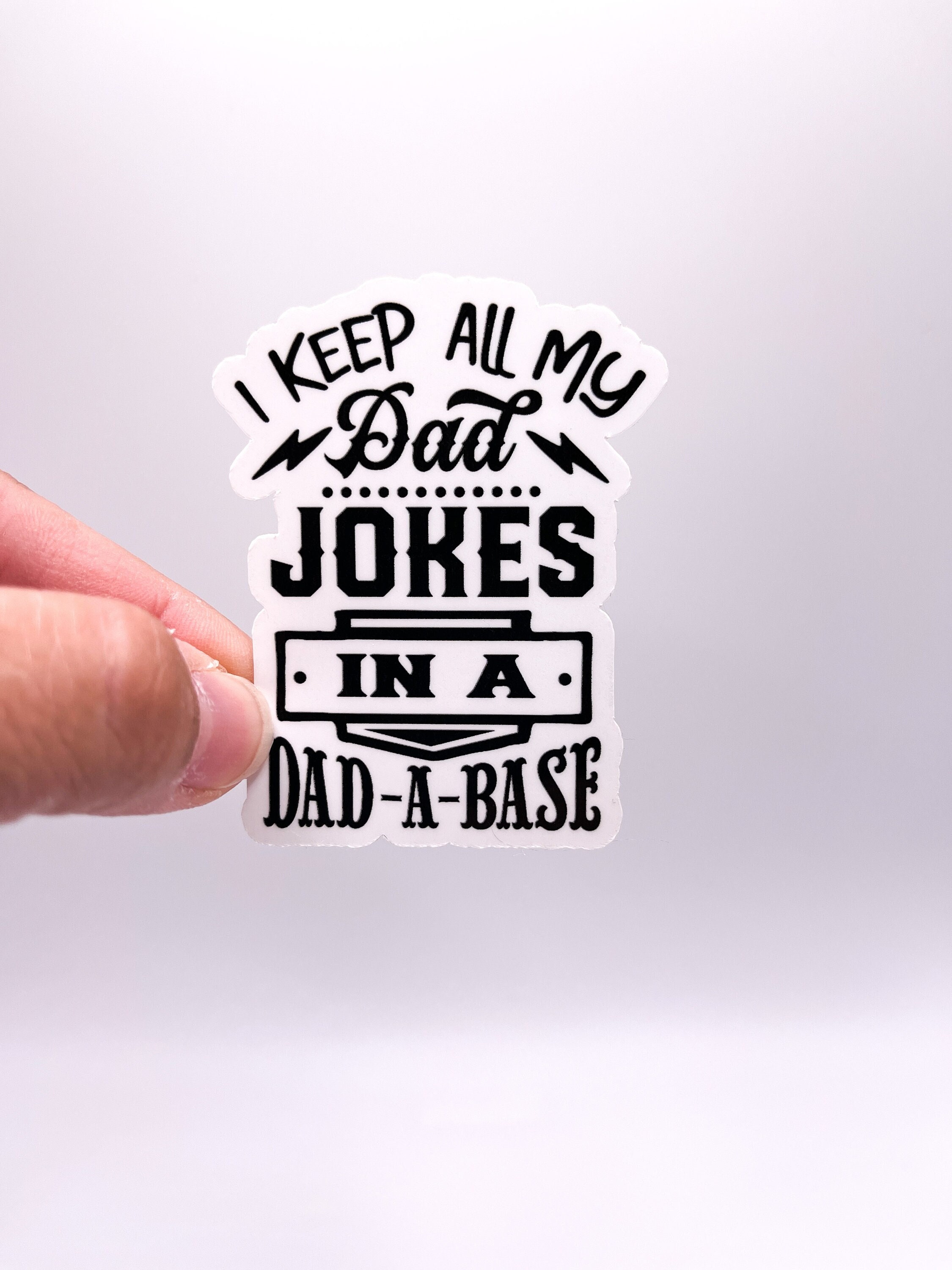 Dad Jokes Sticker - Joke Stickers - Fatherhood - Father's Day - Etsy