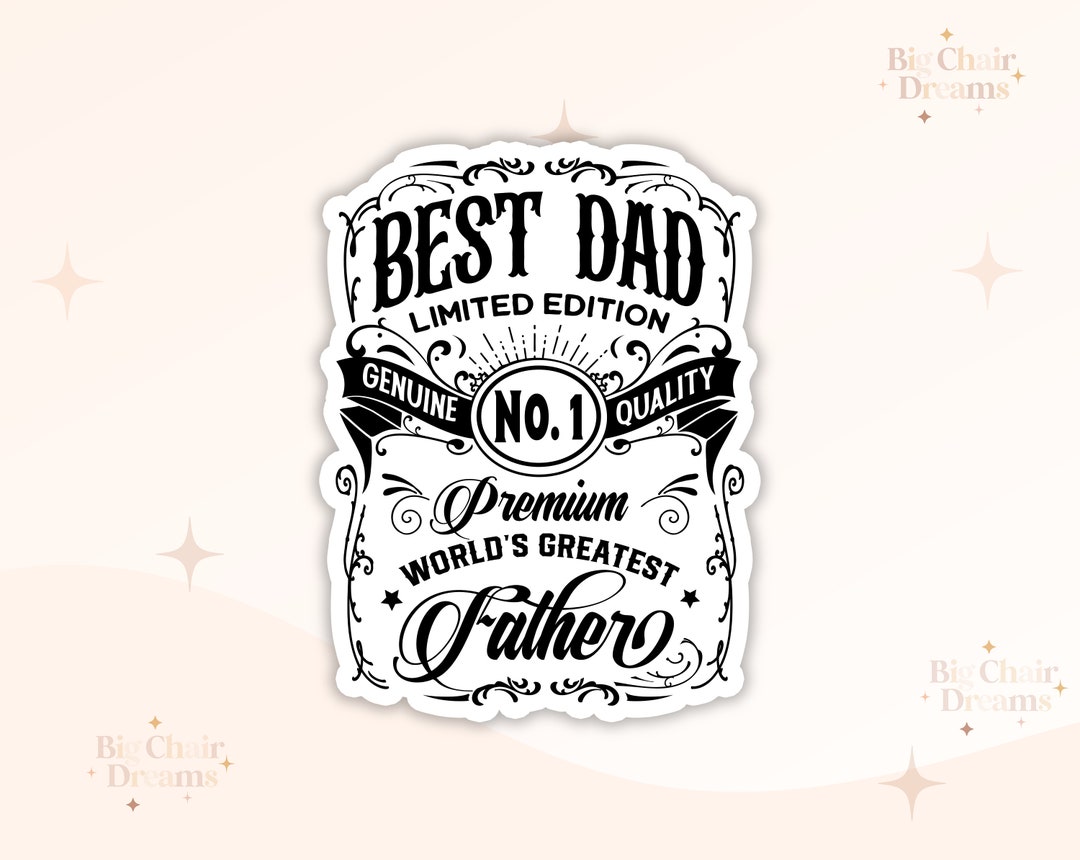 Best Dad Limited Edition Sticker - Fatherhood - Dad - Father's Day - Etsy