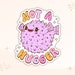 Not a Hugger Sticker - Emotional Support - Neurodivergent - Puffer Fish ...
