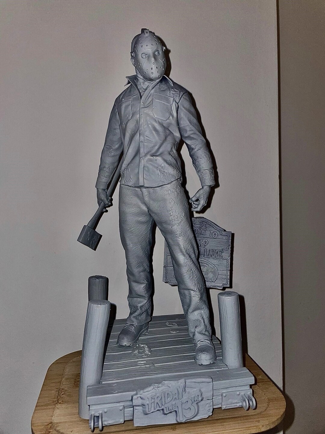 Jason Voorhees Statue Unpainted | 3D Printed Model Kit - Etsy