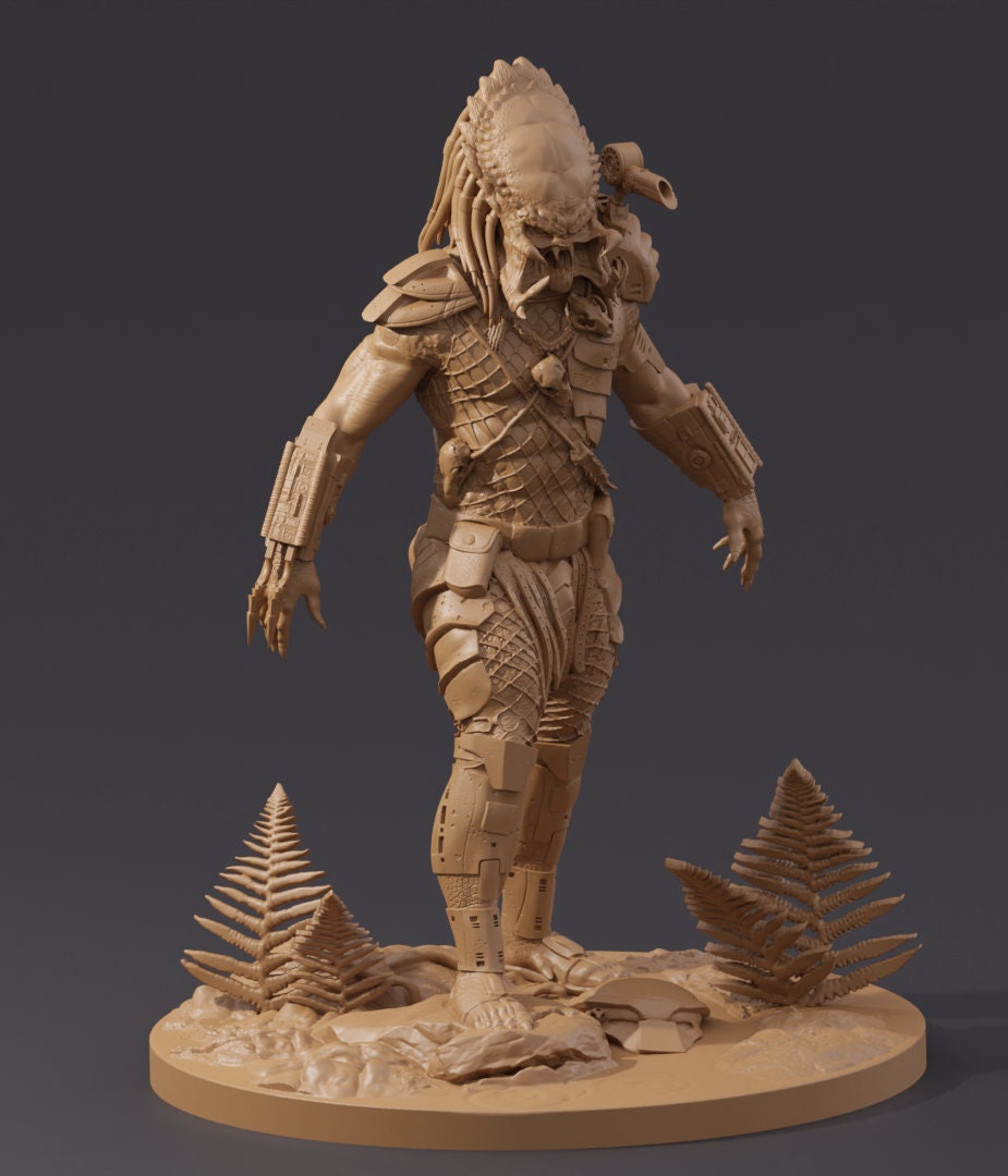 Predator Resin Model Kit Statue Miniature AVP Aliens Figure - Etsy