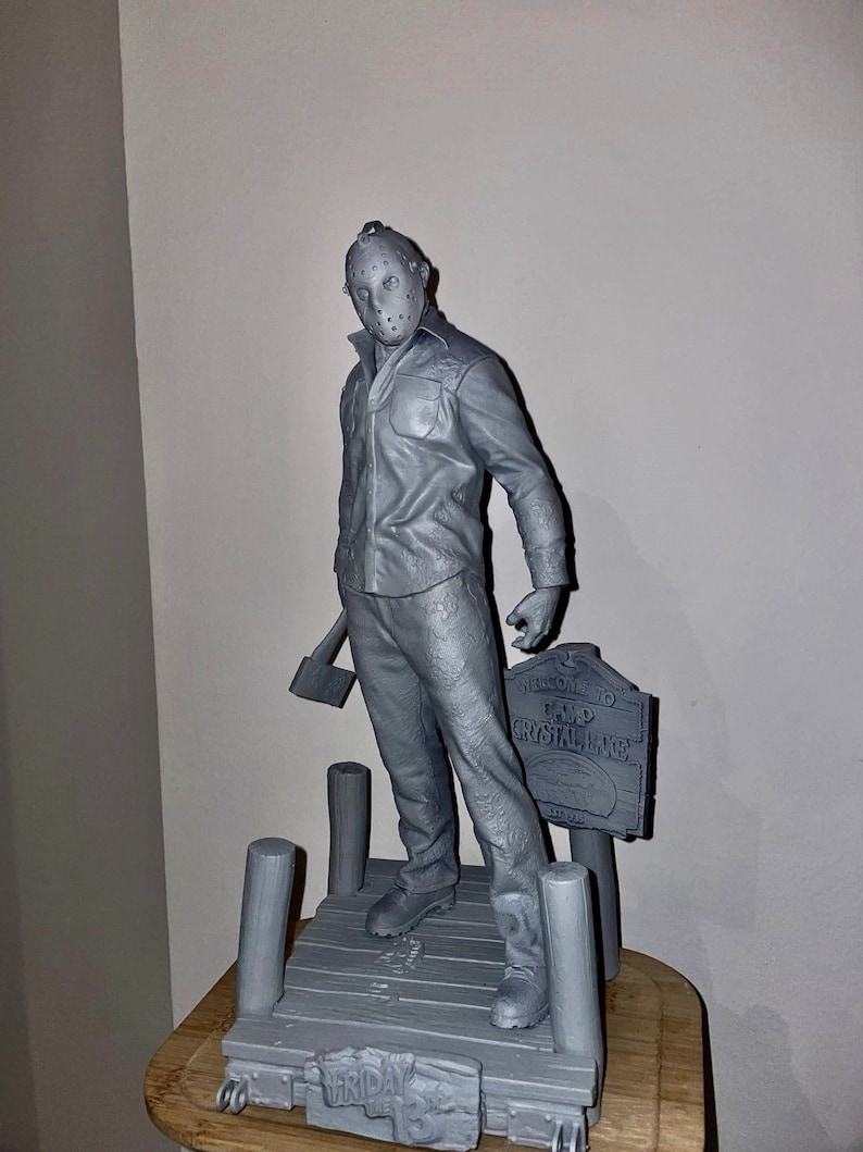 Jason Voorhees Statue Unpainted | 3D Printed Model Kit - Etsy