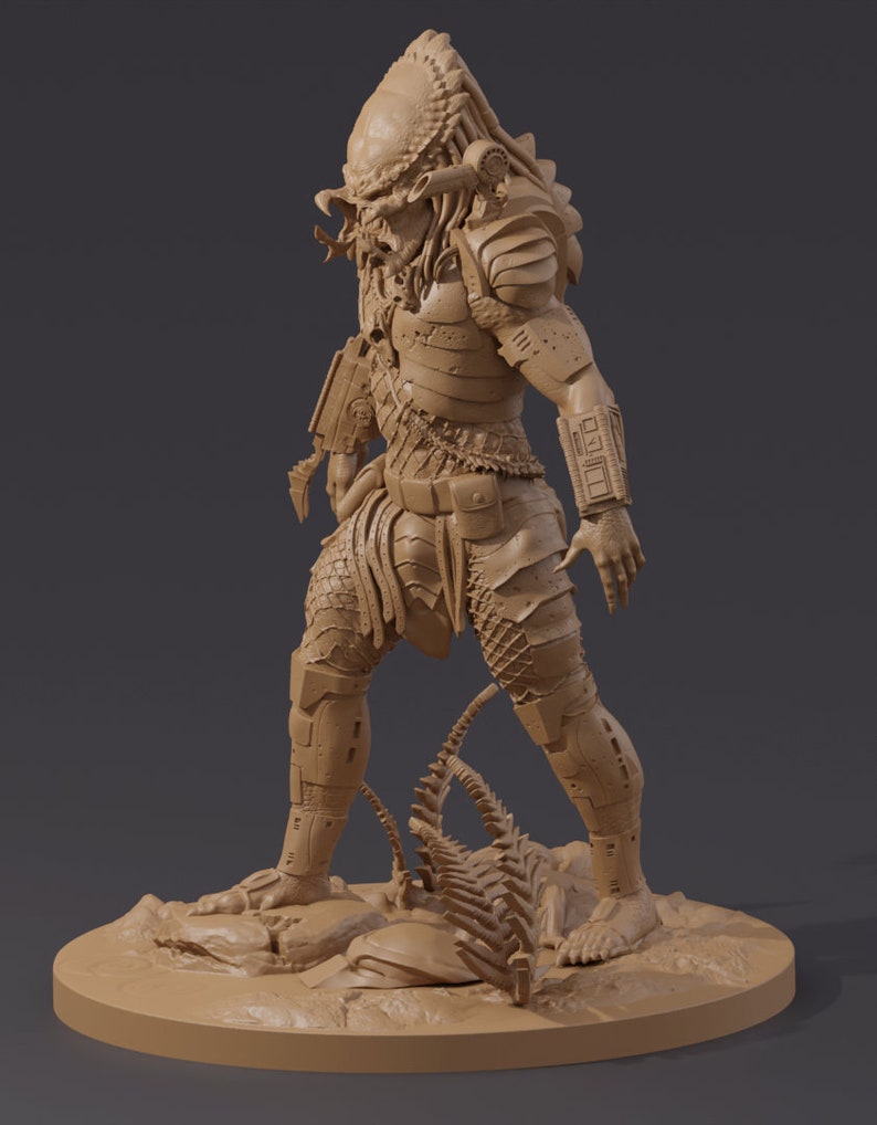 Predator Resin Model Kit Statue Miniature AVP Aliens Figure - Etsy