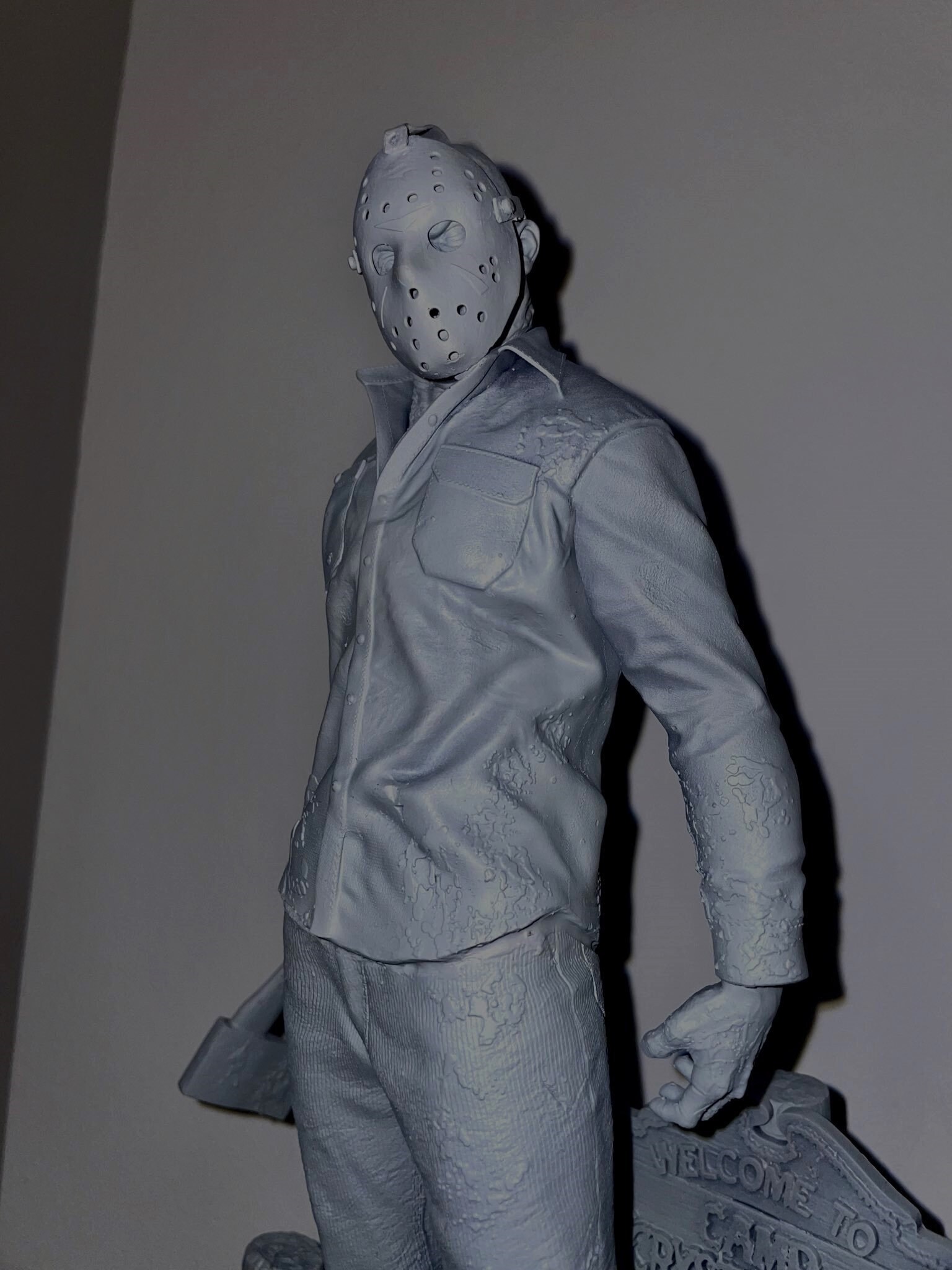 Jason Voorhees Statue Unpainted | 3D Printed Model Kit - Etsy