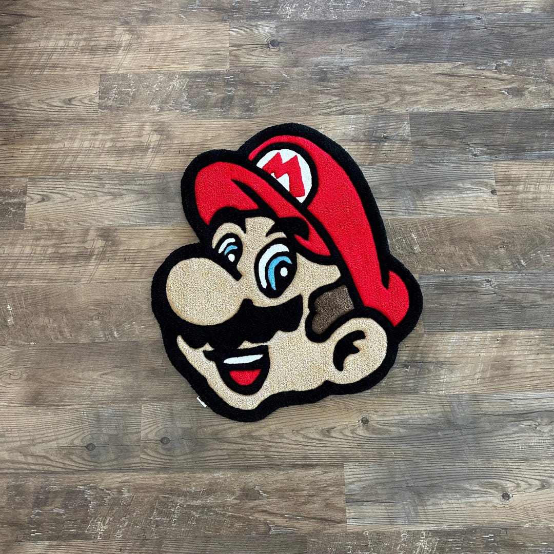 Mario Handmade Custom Tufted Rug - Etsy