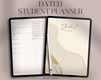 Digital Student Planner, Goodnotes Academic Planner, College Planner ...