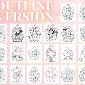 Kawaii Coloring Pages, 150 Pages, Cute Coloring Pages, for Kids and ...