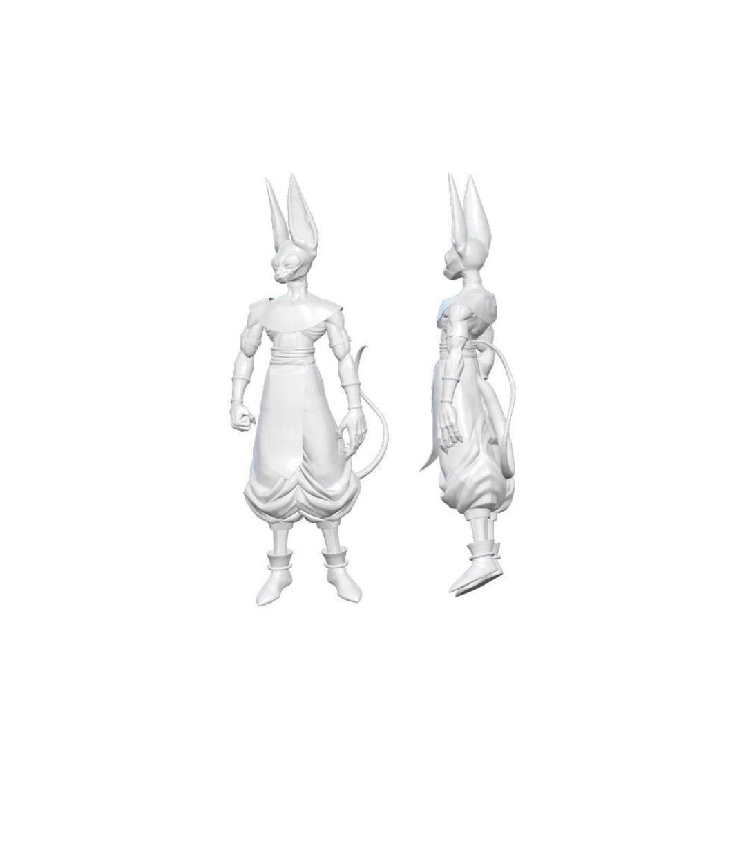 Beerus DBZ STL 3D Model / 1 Full Piece - Etsy