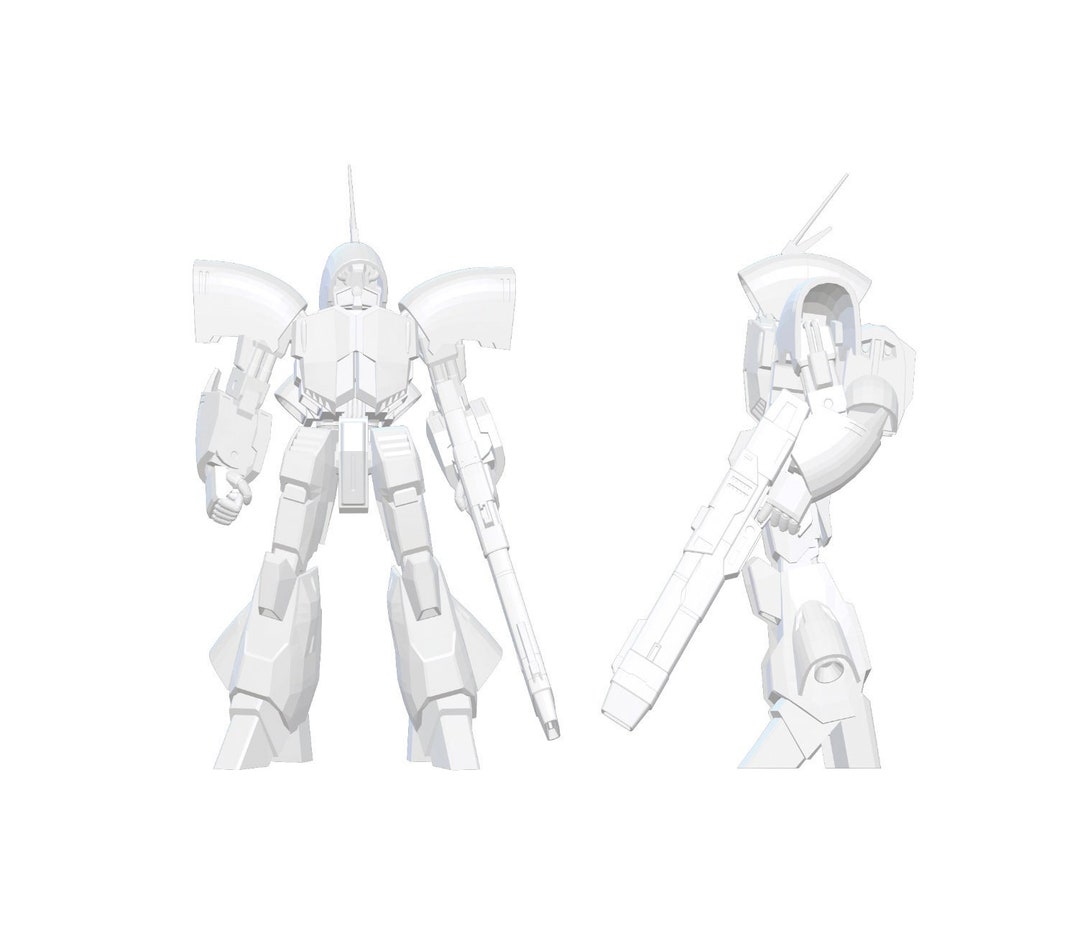Asshimar From Gundam Evolution STL 3D Model / 1 Full Piece - Etsy