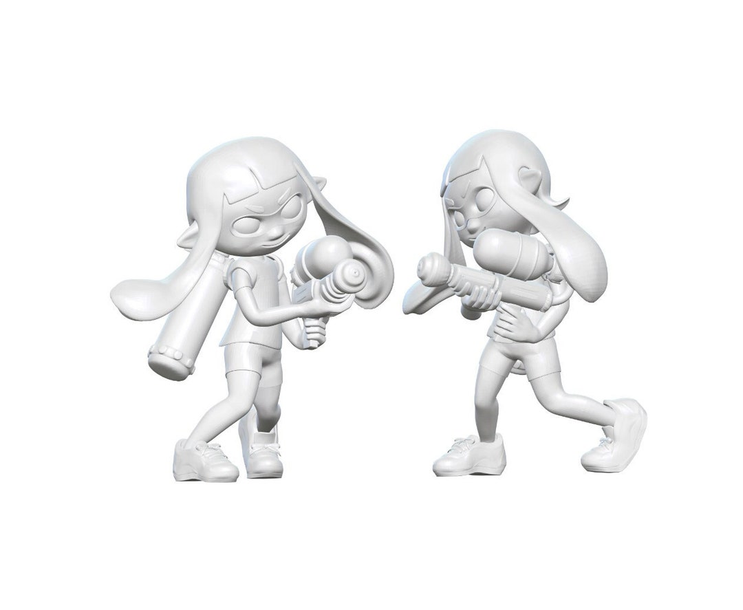 Splatoon STL 3D Model / 1 Full Piece - Etsy