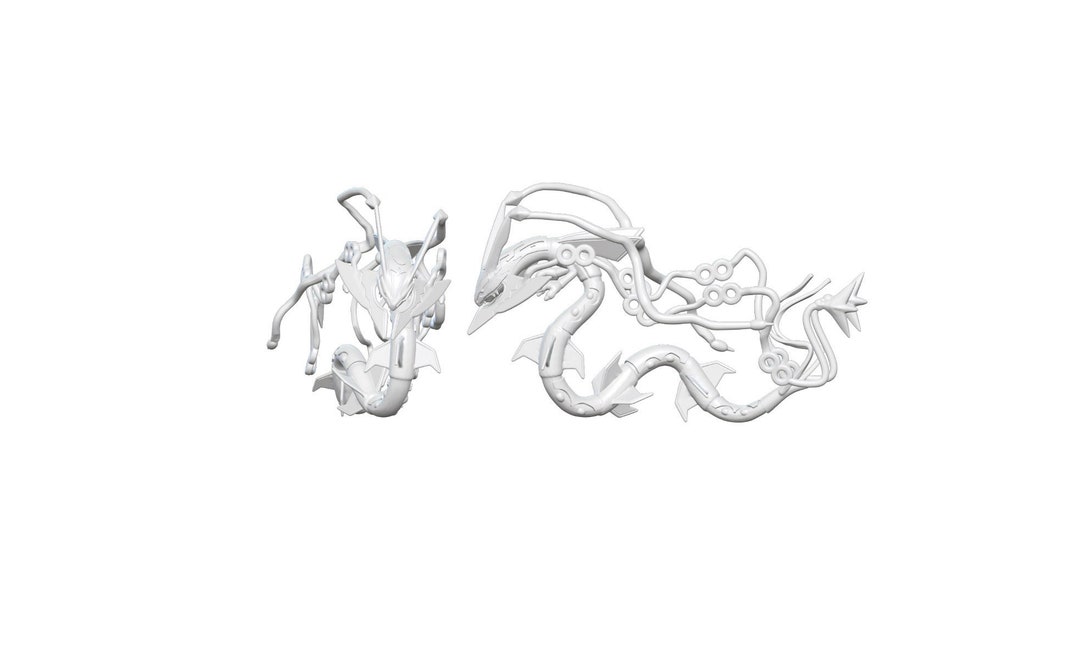 Mega Rayquaza Pokemon STL 3D Model / 1 Full Piece - Etsy Canada