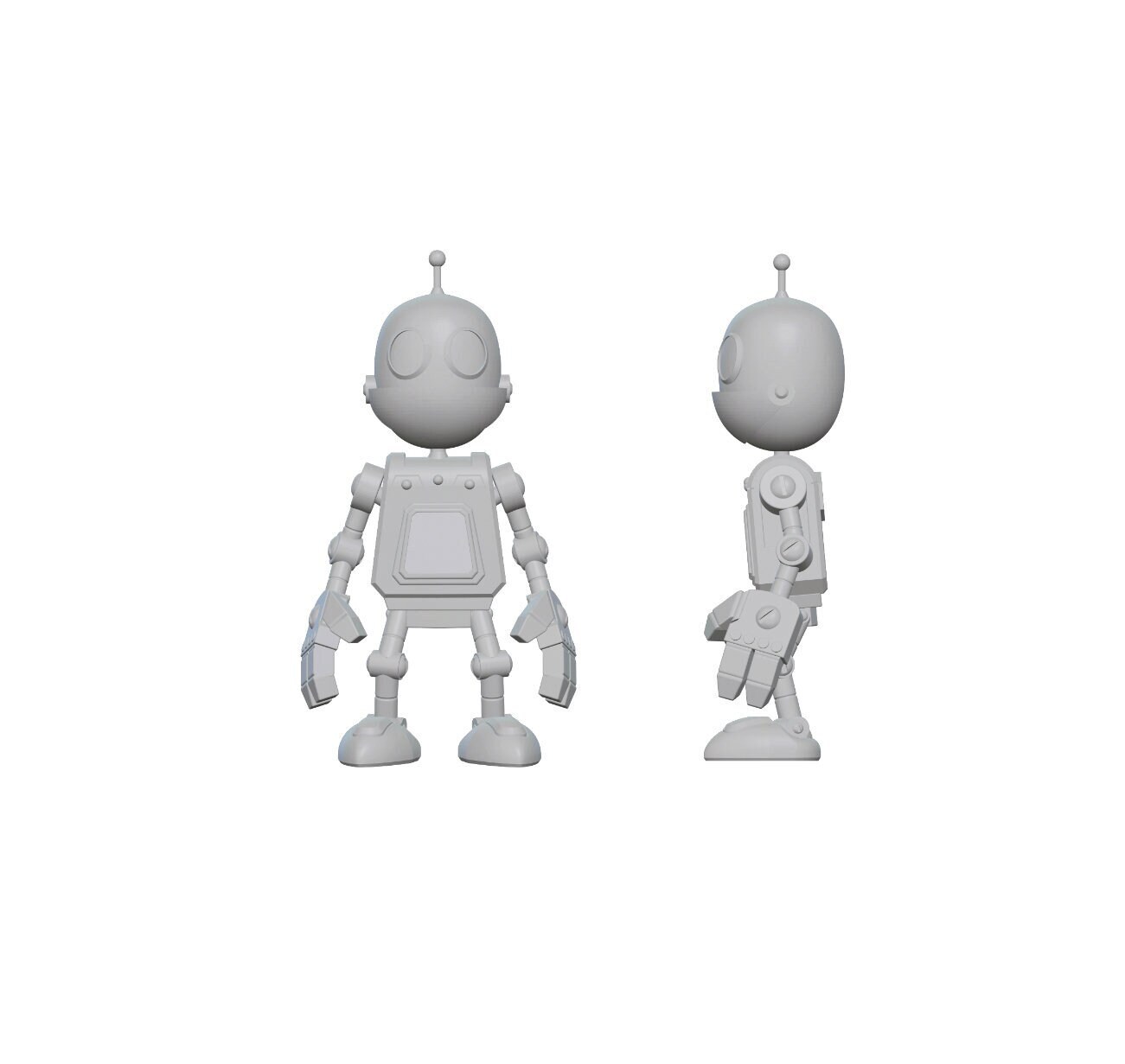 Clank From Ratchet and Clank STL 3D Model / 1 Full Piece - Etsy Clank From Ratchet and Clank STL 3D Model / 1 Full Piece - Etsy
