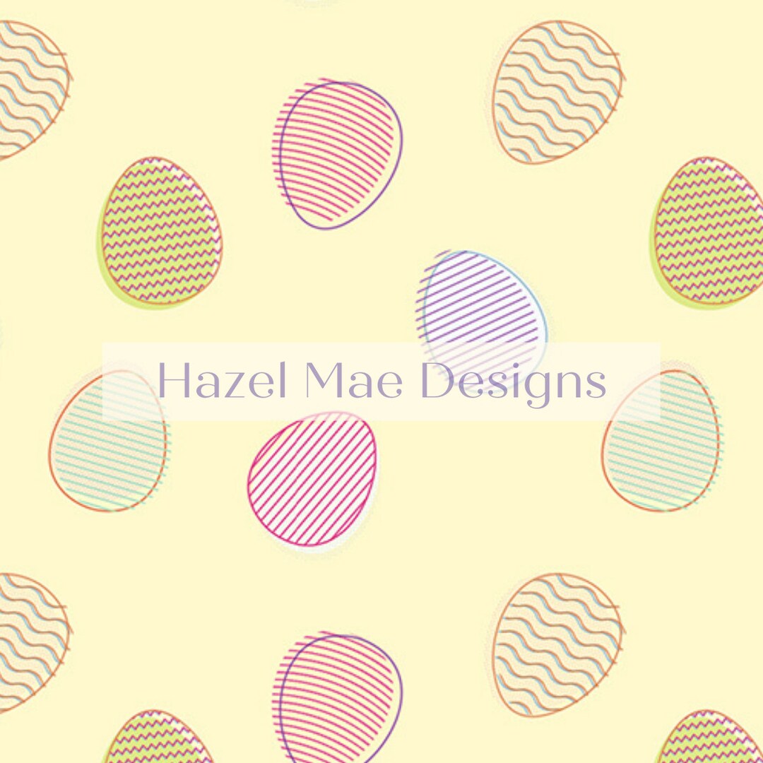 Colorful Easter Eggs Seamless Digital Pattern, Easter Digital Paper ...