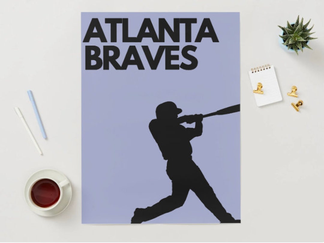 Atlanta Braves Poster - Etsy