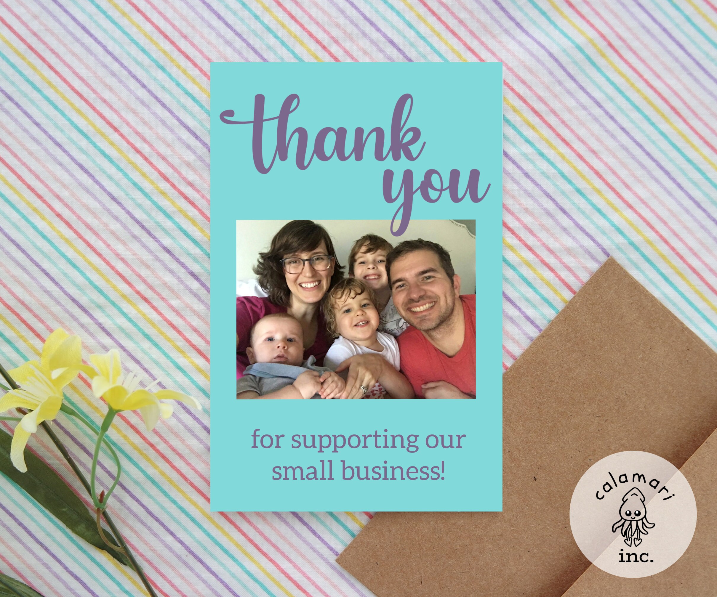 Thank You Card Printable Rainbow Design Thank You Notes to Print, 3 ...