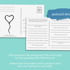 Grandparents Day 5x7 Coloring Card for Grandma Grandpa With Envelope ...