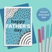 Printable Fathers Day Arts and Crafts Card for Kids to Color, 2 Designs ...