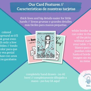 Spanish Teacher Appreciation Coloring Card Printable 2 Designs Included ...