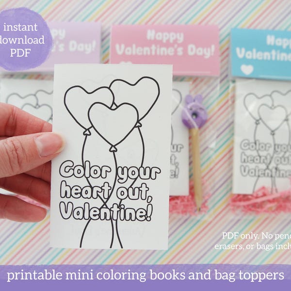 Mini Coloring Book - Etsy