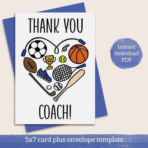 Thank You Card Pe Teacher - Etsy