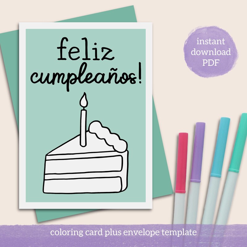 Spanish Birthday Cards - Etsy