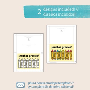 Spanish Teacher Appreciation Coloring Card Printable 2 Designs Included ...