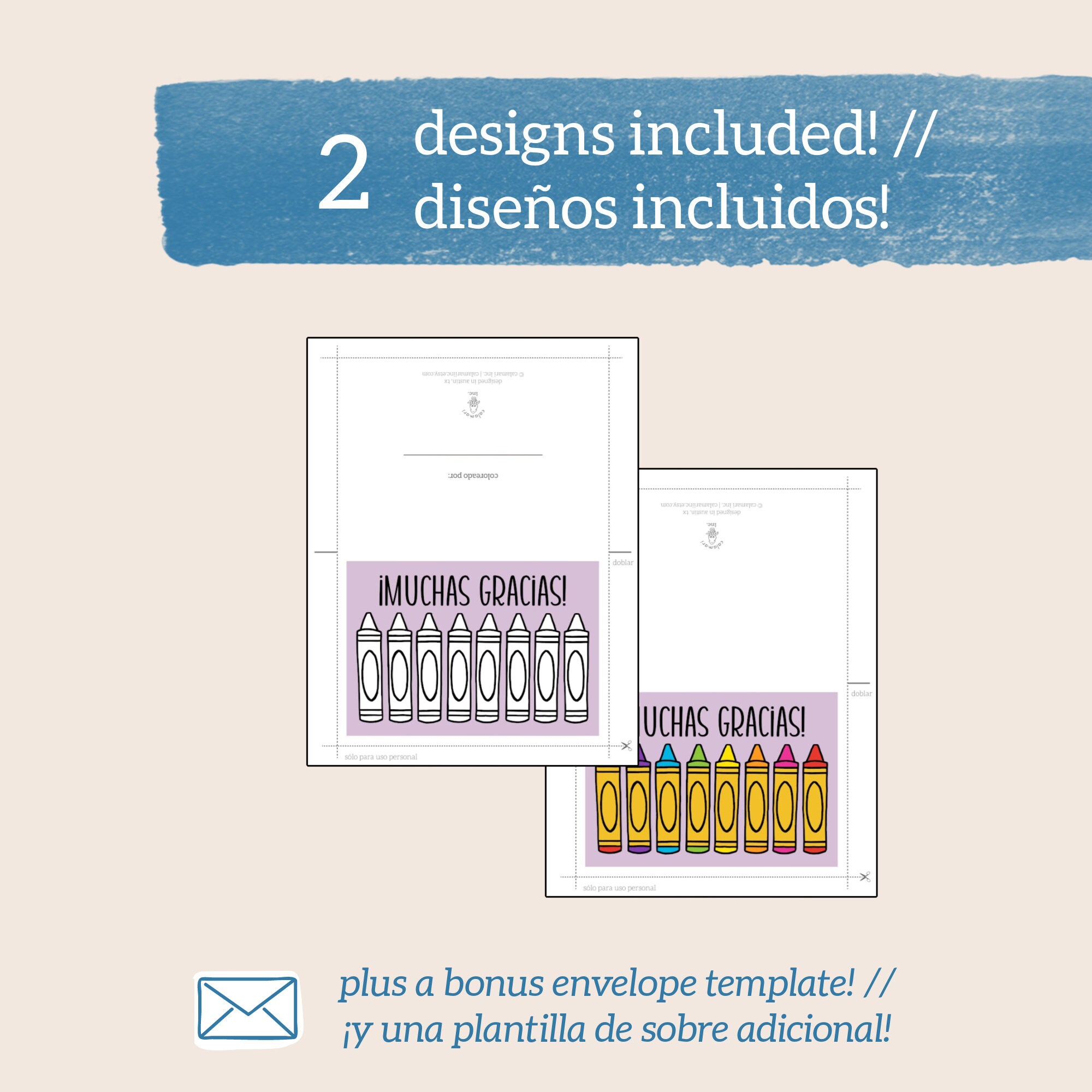 Teacher Appreciation Card in Spanish Coloring Card Printable Thank You ...