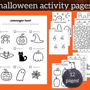 Printable Halloween Scavenger Hunt Plus 11 More Halloween Printable ...