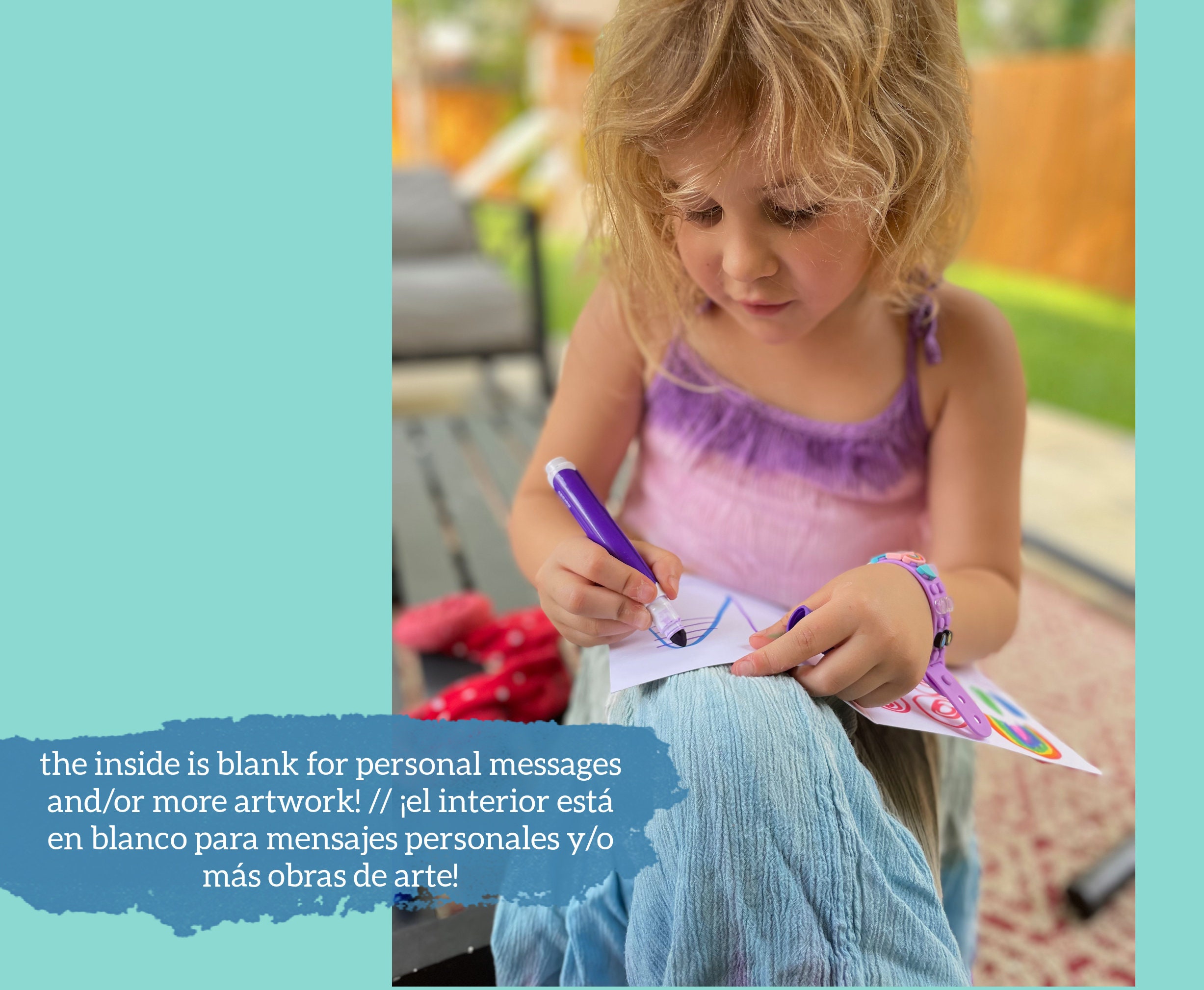 Spanish Teacher Appreciation Coloring Card Printable 2 Designs Included ...