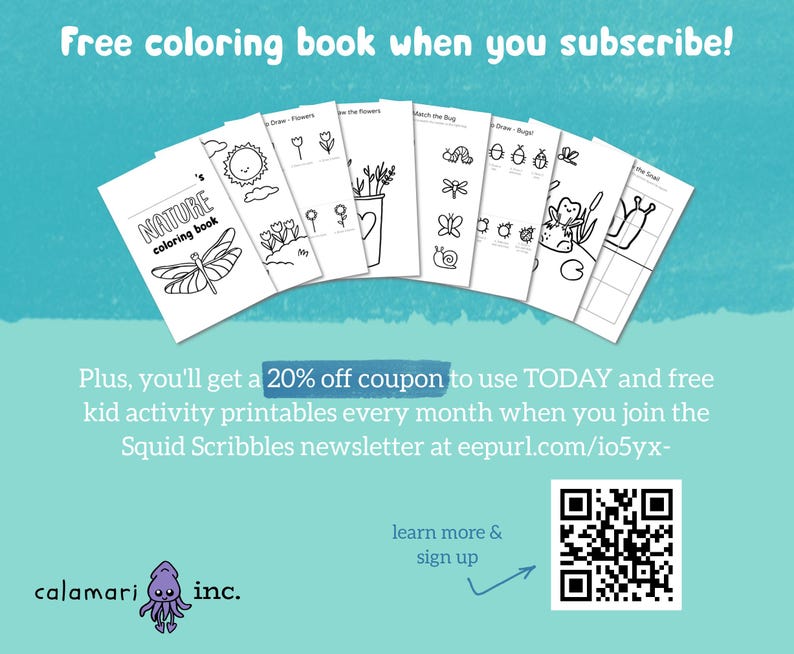Printable Coloring Card 5x7 Blank Greeting Card With Floral Vase Plus ...