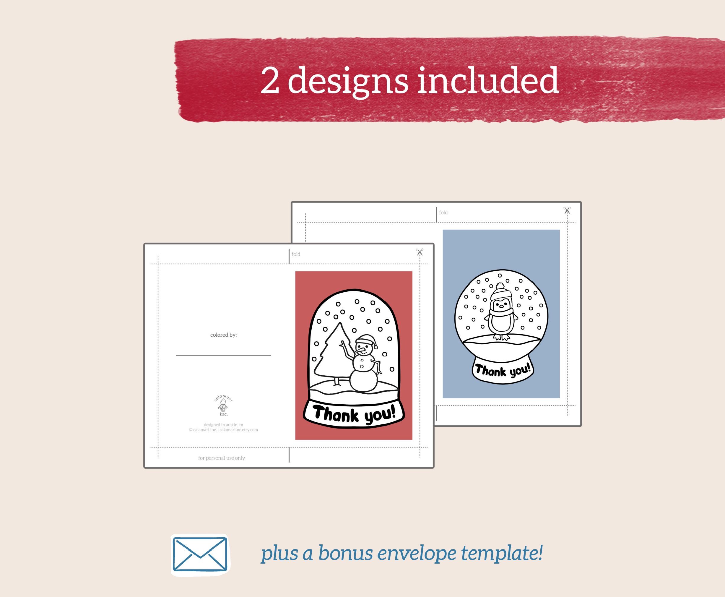 Christmas Thank You Card Printable for Teacher Appreciation Card for ...