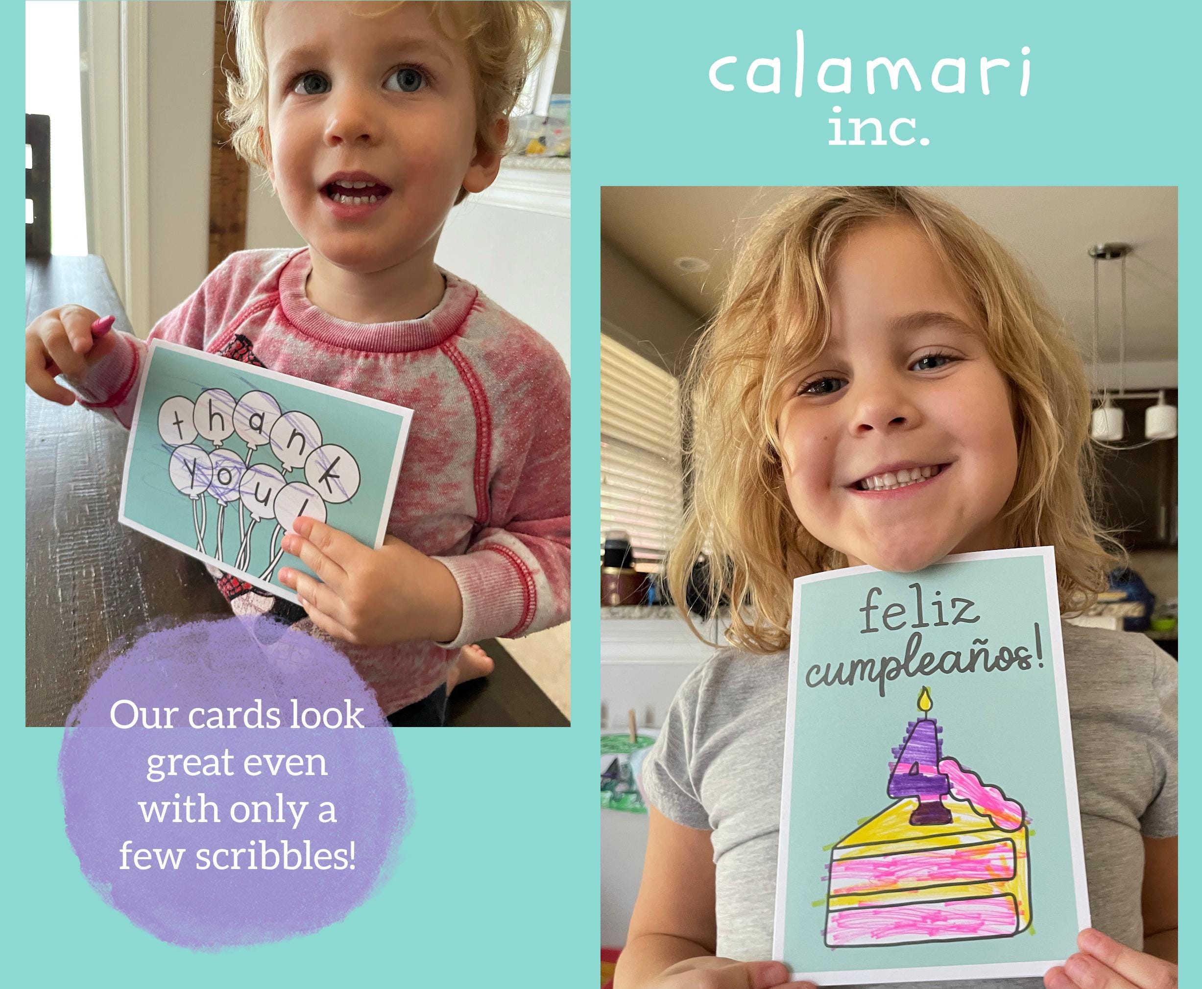 Printable Shark Birthday Coloring Card 5x7 Under the Sea Card for Jaws ...